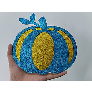 Gold Glitter What Will Our Little Pumpkin Be Banner Little Pumpkin Baby Shower Banner, Little Pumpkin Gender Reveal Banner for Fall Little Pumpkin Baby Shower Decorations