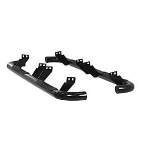 ARIES 204075 3-Inch Round Black Steel Nerf Bars, No-Drill, Select Hummer H2
