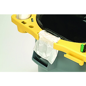 Rubbermaid Commercial Products BRUTE Trash Can Caddy for 44-Gallon BRUTE Garbage Bins, Black, Cleaning Caddy Storage