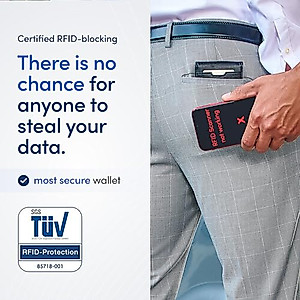 TRAVANDO Mens Slim Wallet with Money Clip AUSTIN RFID Blocking Bifold Credit Card Holder for Men with Gift Box