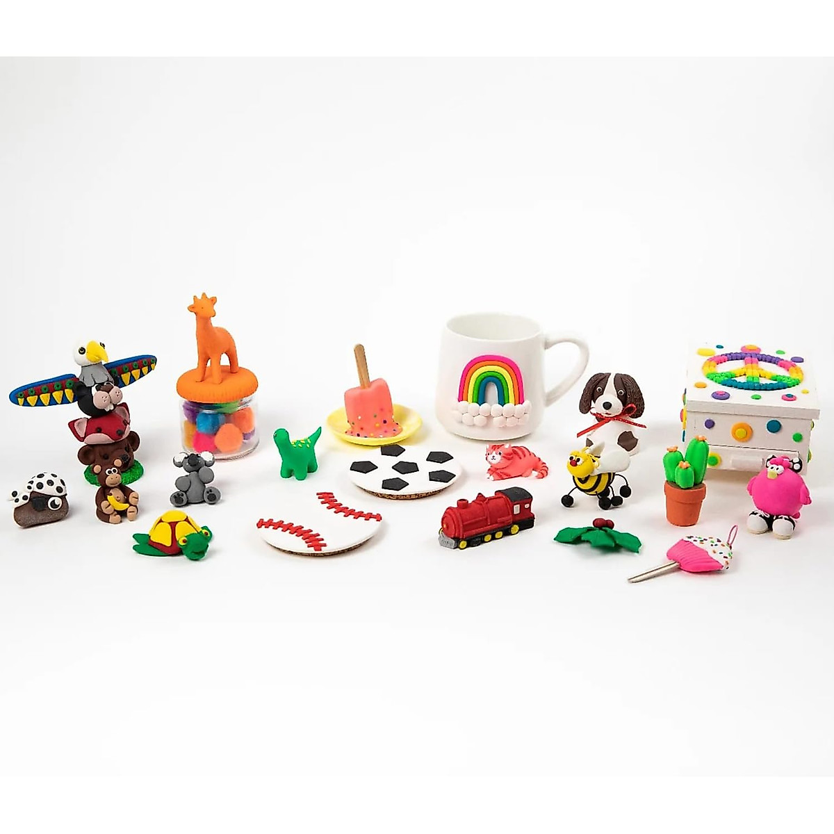 Sculpey III 30 Vibrant Colors of Polymer Oven-Bake Clay, Non Toxic 1.88 lbs., great for modeling, sculpting, holiday, DIY, mixed media and school projects. Great for all skill levels.