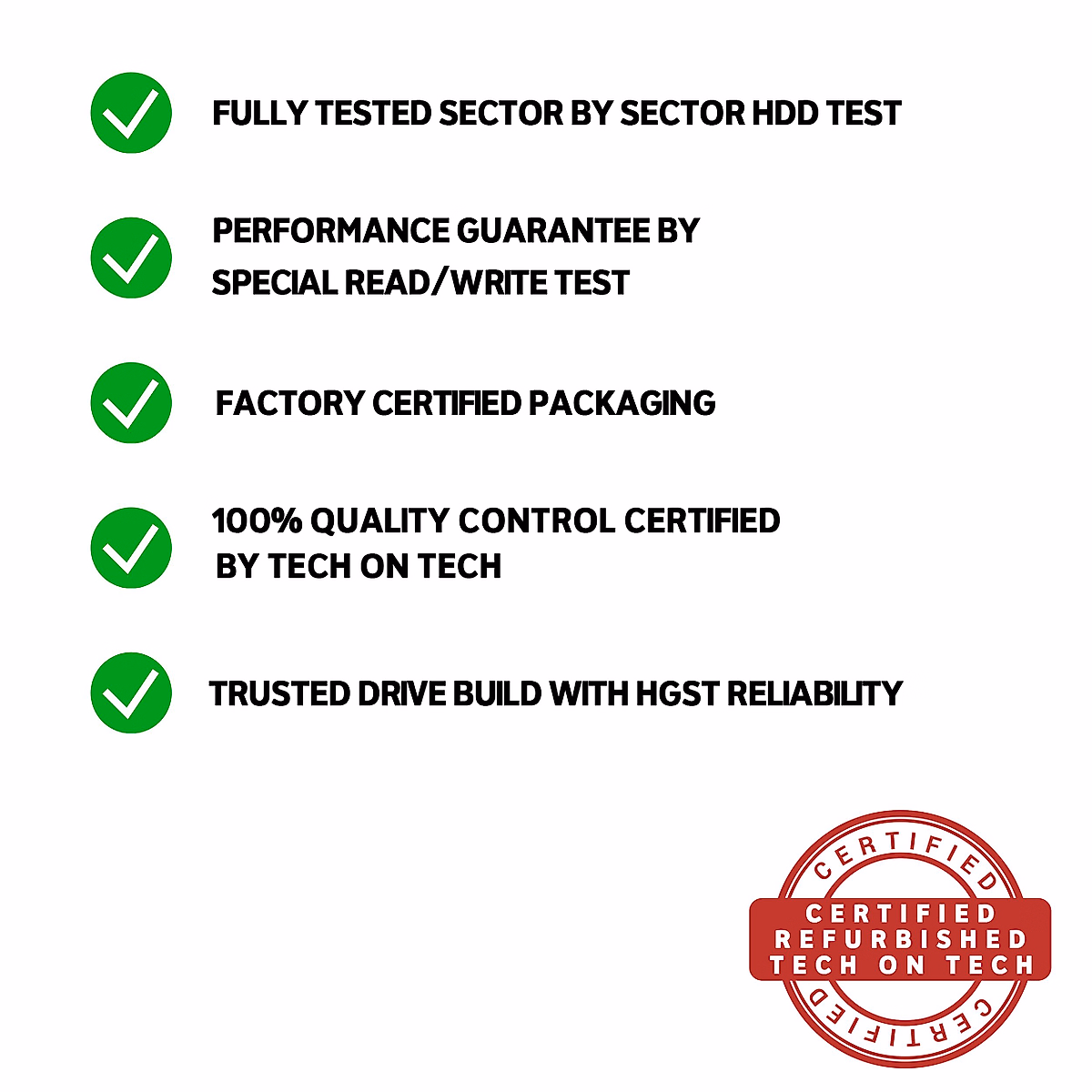 HGST Ultrastar He8 HUH728080ALE604 8TB 7200 RPM SATA 6Gb/s 3.5in 128MB 512e HDD (0F23668) (Renewed)