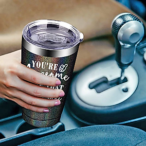 BIRGILT Thank You Gifts, Inspirational Gifts for Women - Funny Birthday, Graduation, Mothers Day, Congratulations, Encouragement Gifts for Women, Coworker, Friend, Mom, Sister, Daughter- 20oz Tumbler