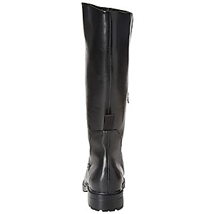 Amazon Essentials Women's Riding Boot, Black, 9