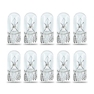 5 Watt Light Bulbs 12V Xenon Wedge Base T3.25 Replacement for Seagull Lighting 9732 Bulbs by Technical Precision - Sewing Machine Light Bulb - Under Cabinet Light Bulb - RV Cabinet Lights - 10 Pack