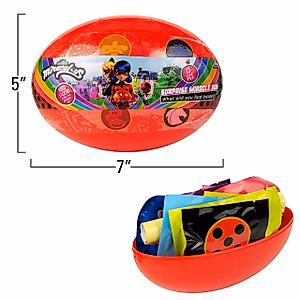 Miraculous 13pc Surprise Miracle Box -Zag Heroez Themed Ladybug And Cat Noir Toys Surprise with Stickers For Kids, Treasure Prizes, Birthday Favors