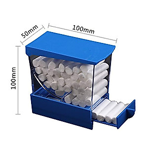 Easyinsmile Dental Press-on Cotton Roll Holder and Dispenser Organizer with Pull-Out Tray