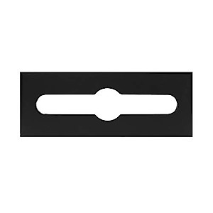 Essentially Yours Acrylic Folded Paper Towel Holder - Wall Mounted or Freestanding | Dispenser for Multifold, Trifold, and C Fold Napkins (Black)