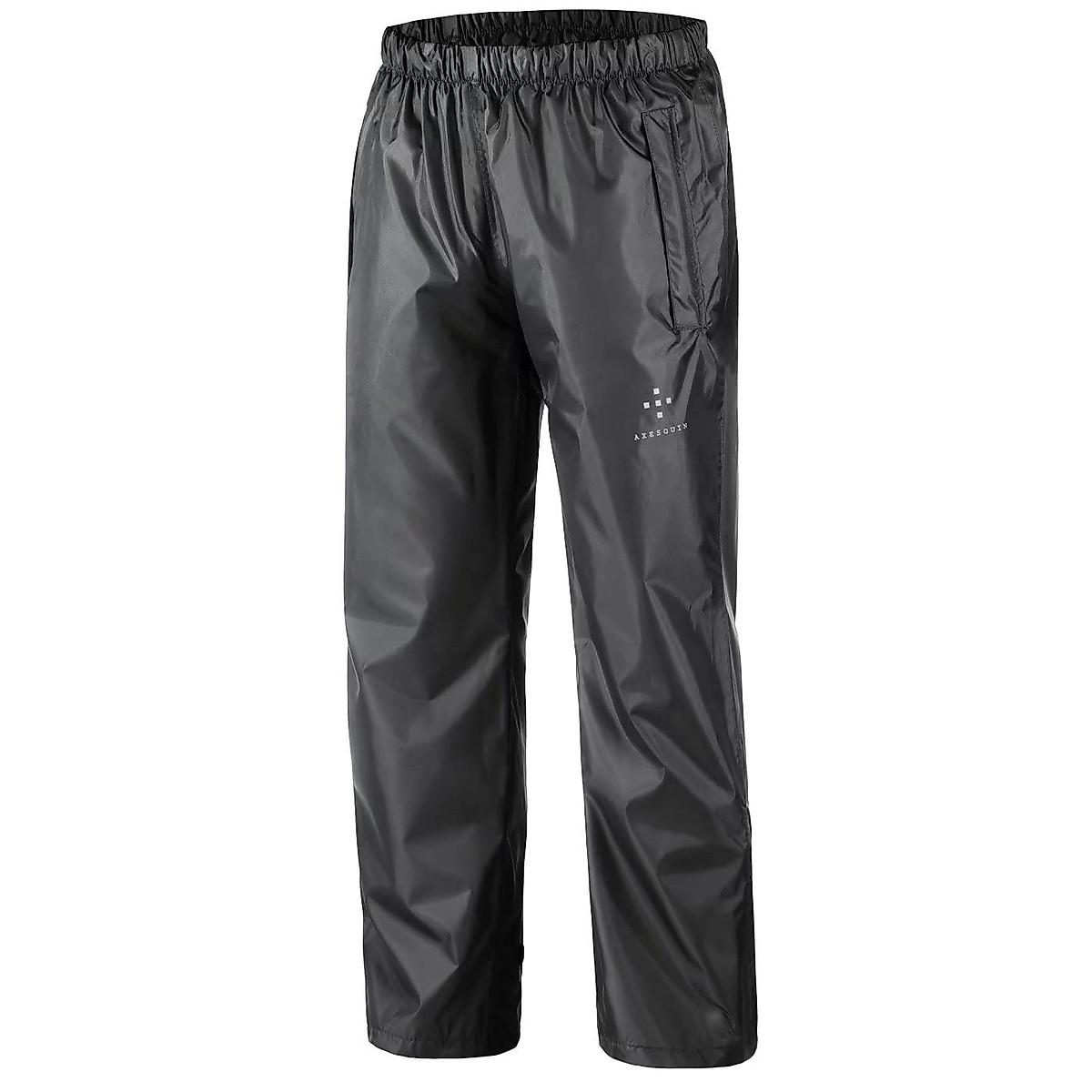 AXESQUIN Womens Rain Pants, Women Lightweight Waterproof Rain Pants Packable Hiking Cycling Fishing with Pocket