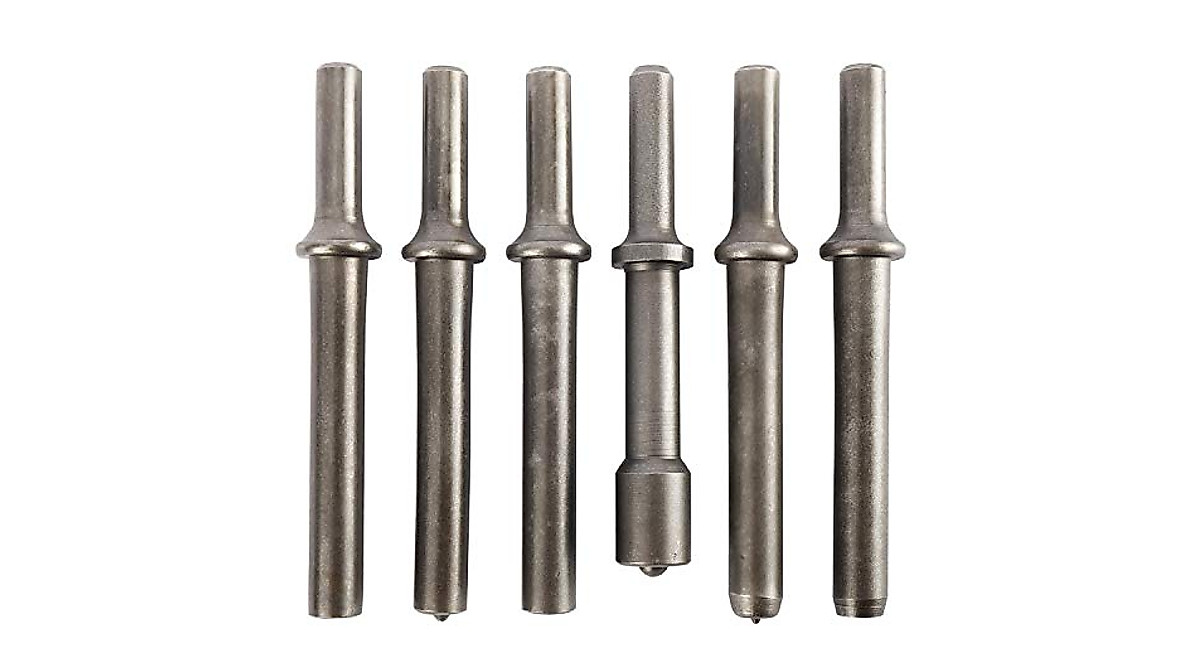 YaeCCC 7 Pcs Heavy Duty Smoothing Pneumatic Air Rivet Hammer Tools ...