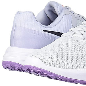 Nike Womens Revolution 6 RN Running Shoe DC3729 004 (Pure Platinum/Cave Purple, 7)