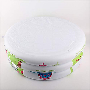 Cabilock Baby Bathtubs Garden Round Inflatable Swimming Pool Baby Portable Pump Pool Kiddie Paddling Pool Indoor Toddler Water Game Play Center Kids Playsets
