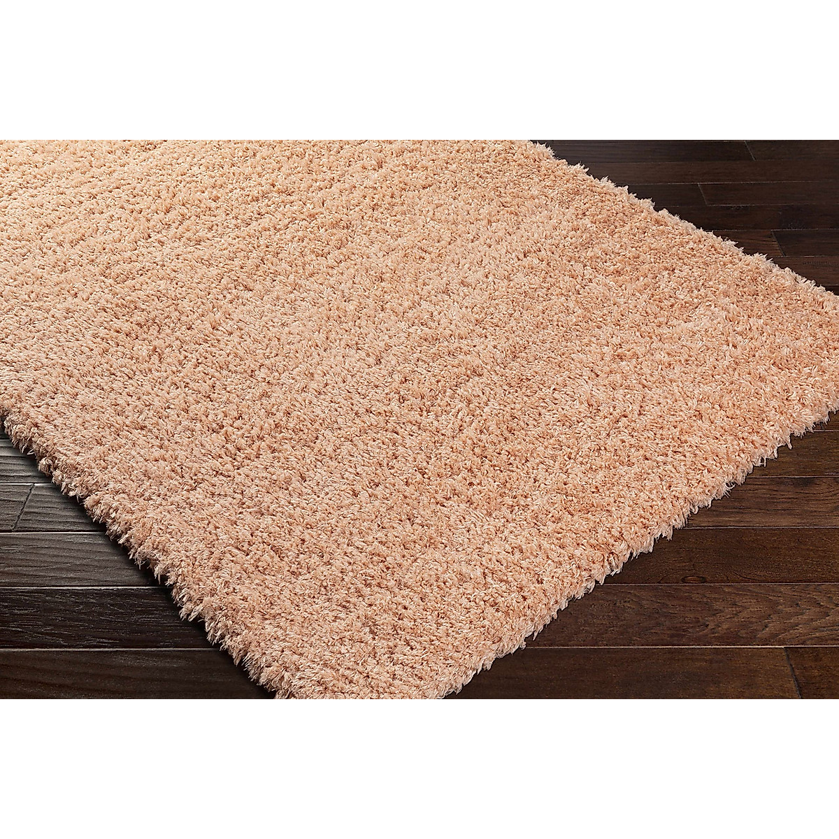 BoutiqueRugs Meru Contemporary Area Rug - Peach - 5'3" x 7'