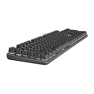 Logitech K845 Illuminated Keyboard (Cherry Red Switches) with Logitech G305 Gaming Mouse and Knox Gear 4-Port USB Hub Bundle (3 Items)