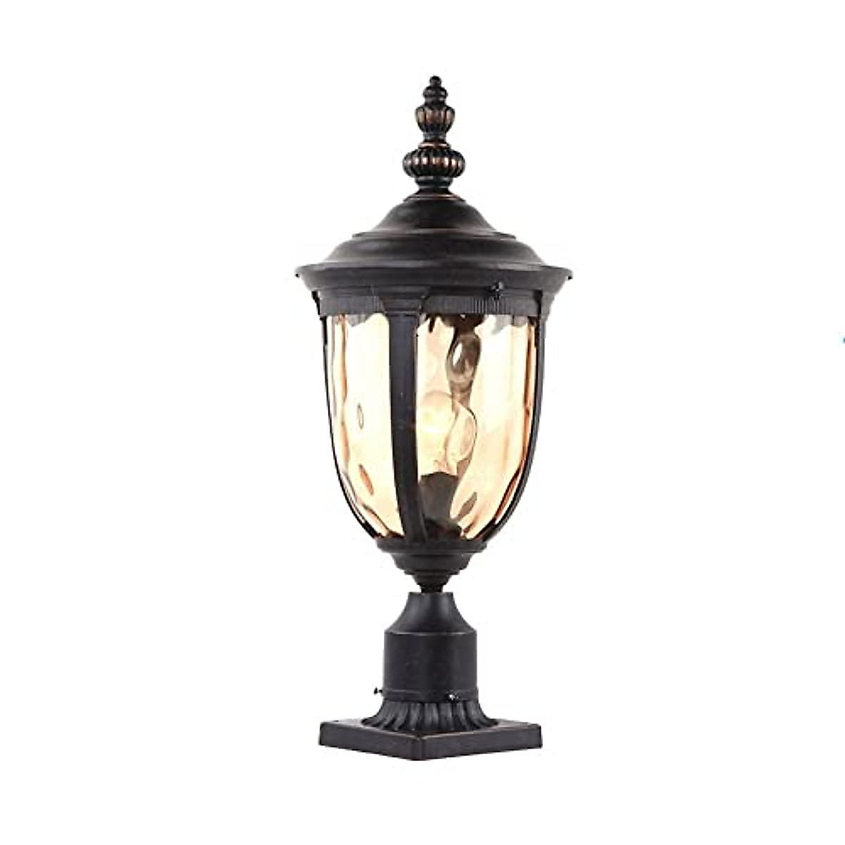 MODEBHD E27 European Retro Outdoor Lantern Column Lamp Tradition Victoria Waterproof Decoration Table Lamp Balcony Aisle Corridor Garden Courtyard Street Post Light Lighting Bollard Lamps