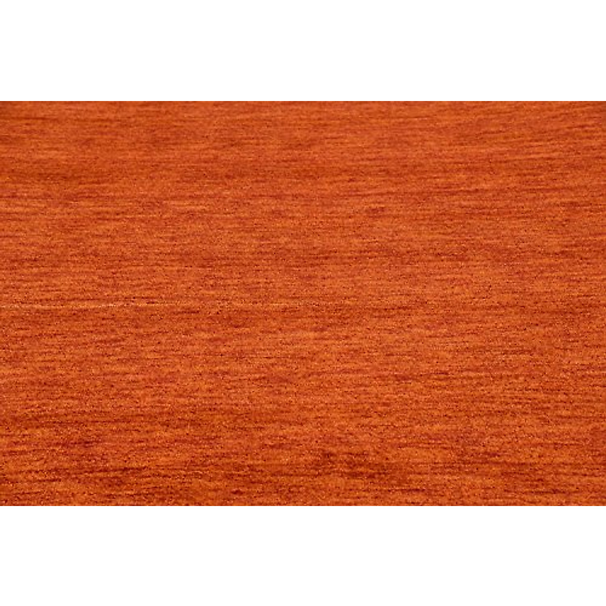 Unique Loom Solid Gava Collection 100% Natural Twisted Wool Modern Terracotta Area Rug (8' x 12')