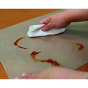 YOSHI GRILL & BAKE MATS Non-Stick Oven Liner,copper