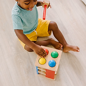 Melissa & Doug Pound and Roll Tower | Developmental Toy | Motor Skills | Problem Solving | 2+ | Gift for Boy or Girl