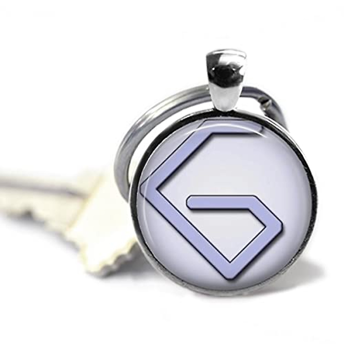 Dream SMP George Not Found 1 inch Silver Plated Pendant Necklace or Keychain