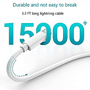 iPhone Charger [Apple MFi Certified] Cube iPhone Charger 3.3FT Lightning Cable Quick Fast Charging Cord USB Wall Charger Block Travel Adapter for iPhone 14 Plus/13/12/11/10/XS/XR/8 Plus/8/7/SE AirPods