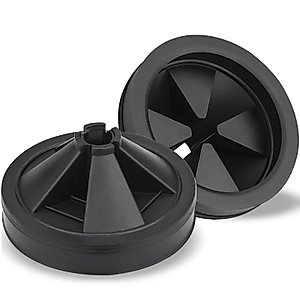 Garbage Disposal Splash Guards, 2-Pack 3 1/8" Sink Baffle Food Waste Disposer Drain Splash Guard Collar Quiet Collar Cover EPDM Rubber Drain Plugs Insert Parts for Waste King, Whirlaway, GE Disposer