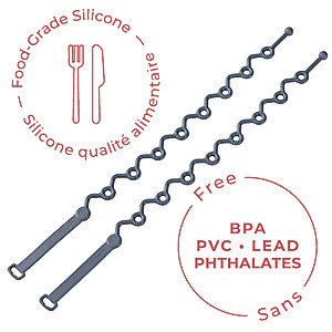 Smack Fun-Toy Straps for baby - Keep toy, bottle & pacifier Off The Floor - Great for Stroller, High Chair and Car Seat - 2-Pack(Tradewinds)