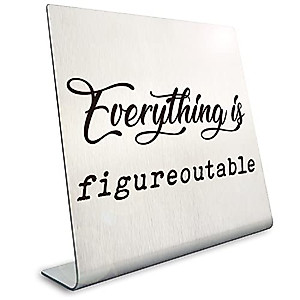 Inspirational Office Shelf Decor, Thank You Gift for Women Colleague Coworker Friends, Home Office Desk Decor Sign, Motivational Positive Desk Sign Decor for Home or Office, Business