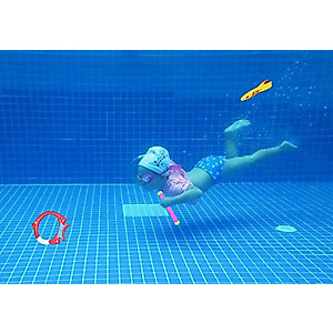 ZHFUYS Pool Toy Underwater Swimming Diving Toy Throwing Diving