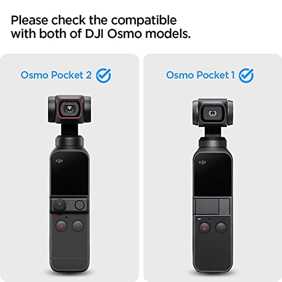 Spigen Tempered Glass Screen Protector [GlasTR Slim] designed for DJI Osmo Pocket 2 / Osmo Pocket 1