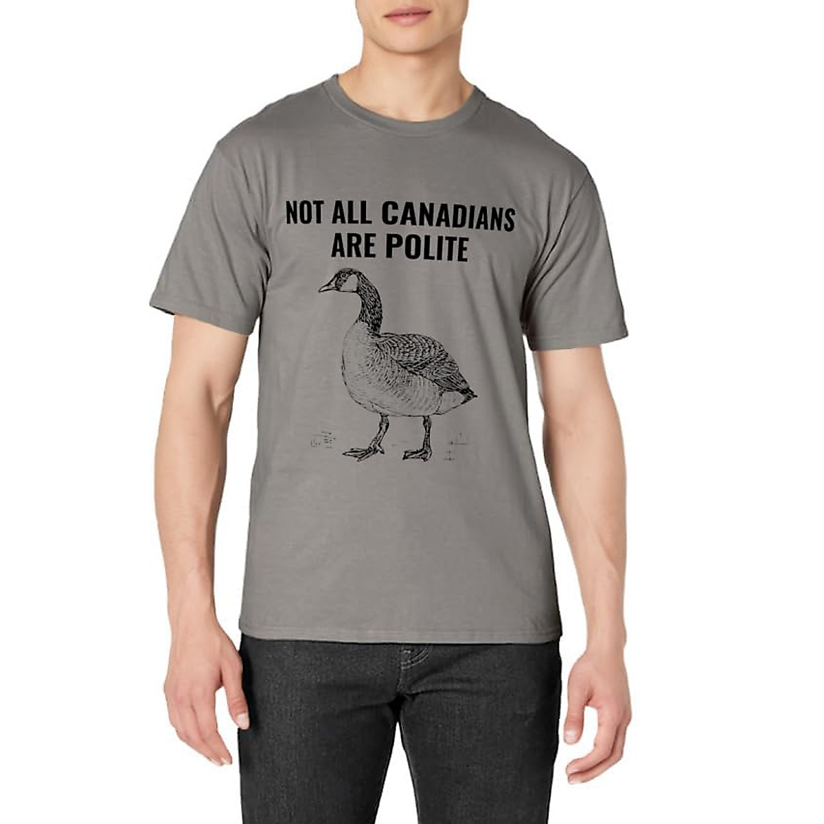 Funny Not All Canadians are Polite Canada Goose Souvenir T-Shirt