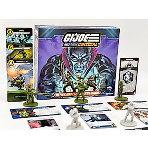 Renegade Games Studios G.I. Joe Mission Critical: Heavy Firepower Expansion - Cooperative Board Game, Role Playing Game, Renegade Game Studios, Ages 14+, 2-5 Players, 45-60 Minute Playing Time