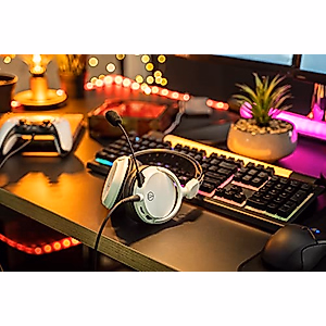 Audio-Technica ATH-GL3WH Closed-Back Gaming Headset, White