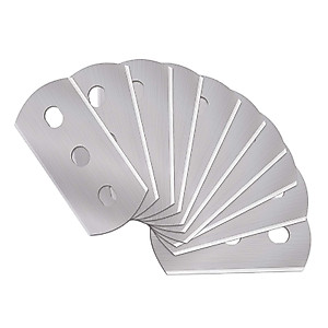 Gomake Replacement Blades for Bodyguard Vinyl Backing Cutter Knife, Stainless Steel, Pack of 50