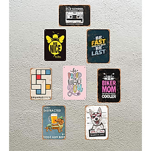 Time to Drink Champagne and Dance On The Table Metal 8X12 Inch Retro Look Decoration Painting Sign for Home Kitchen Bathroom Farm Garden Garage Inspirational Quotes Wall Decor