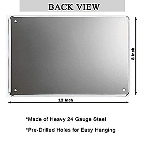 Funny Sarcastic Metal Signs Warning My Sense of Humor Might Hurt Your Feelings For Garage Man Cave Bar Home Bedroom Sign Wall Decor Tin Signs 8"x12"