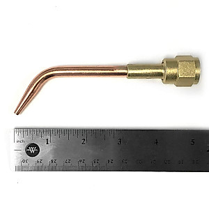 COREONE WELDING Brazing Nozzle Tip Used With Oxygen Acetylene Fuel for Victor 100 Series Size #00 COR 100-W-00