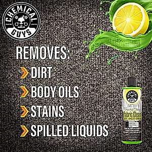 Chemical Guys CWS203 Foaming Citrus Fabric Clean Carpet & Upholstery Cleaner (Car Carpets, Seats & Floor Mats), Safe for Cars, Home, Office, & More, 128 fl oz (1 Gallon), Citrus Scent