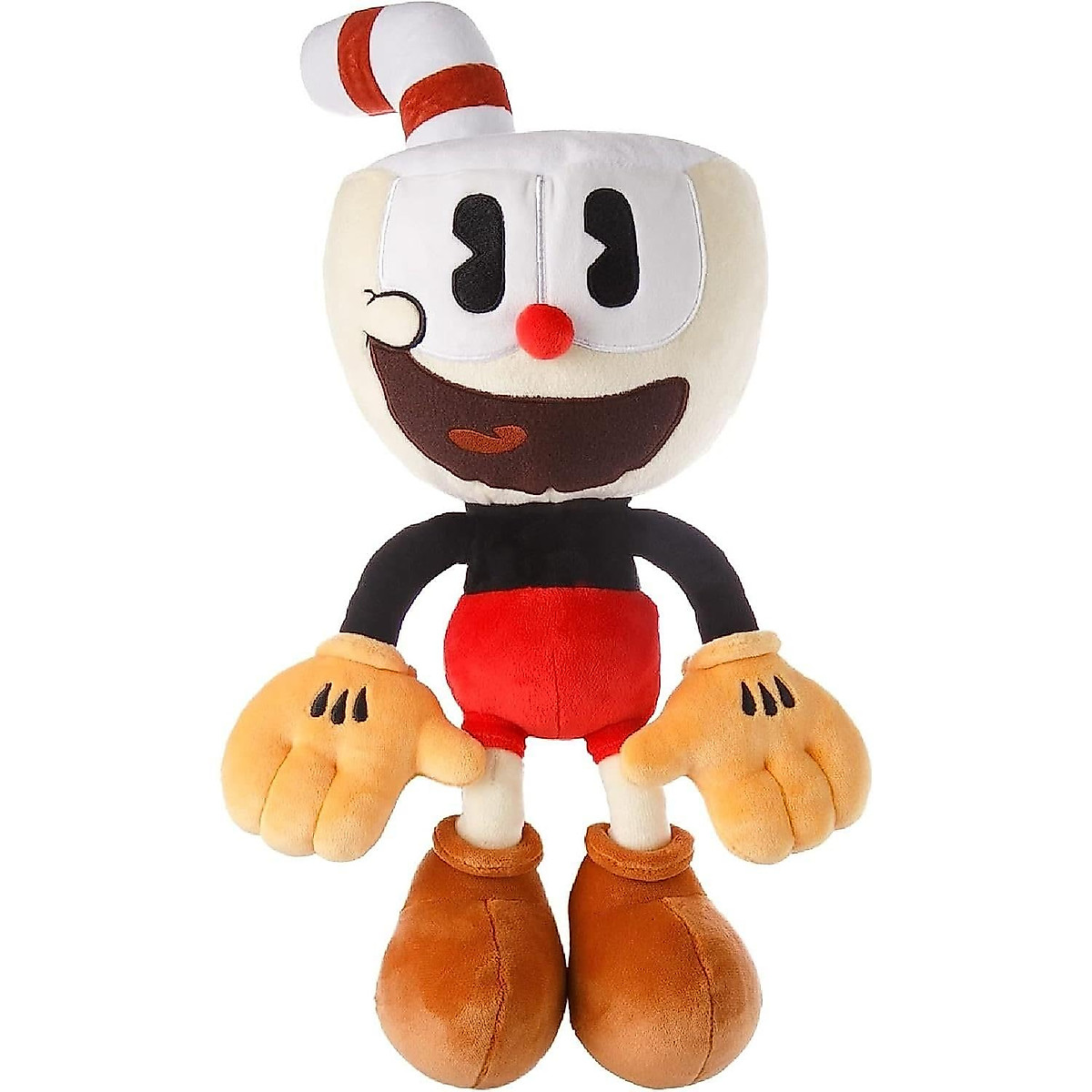 Cuphead & Mugman Bundle 15-Inch - Plush Toy -Super Soft & Huggable Stuffed Doll of The Popular Video Game Character for Kids & Fans of All Ages - Perfect for Collectors and Gamers –Officially Licensed