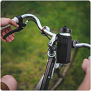 Accmor Universal Cup Holder with Phone Holder,Insulated Cooler Cup Holder for Stroller, Bike, Motorcycle,Wheelchair, Walker, ATV, Scooter, Marine Boat,Golf Cart,Black