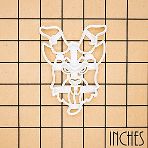 Realistic Krampus cookie cutter, Suitable for Christmas party, 1 piece - Bakerlogy