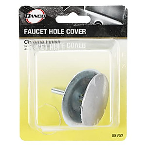 Danco (88952) Sink Hole Cover 2-inch Diameter, Chrome Finish, 1-Pack