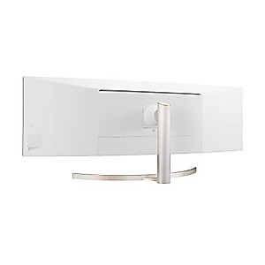 LG 49WL95C-WE 49 Inch 32:9 Curved DQHD (5120 x 1440) IPS UltraWide Monitor with HDR10, USB-C and 3-Side Virtually Borderless Display, Silver (Renewed)