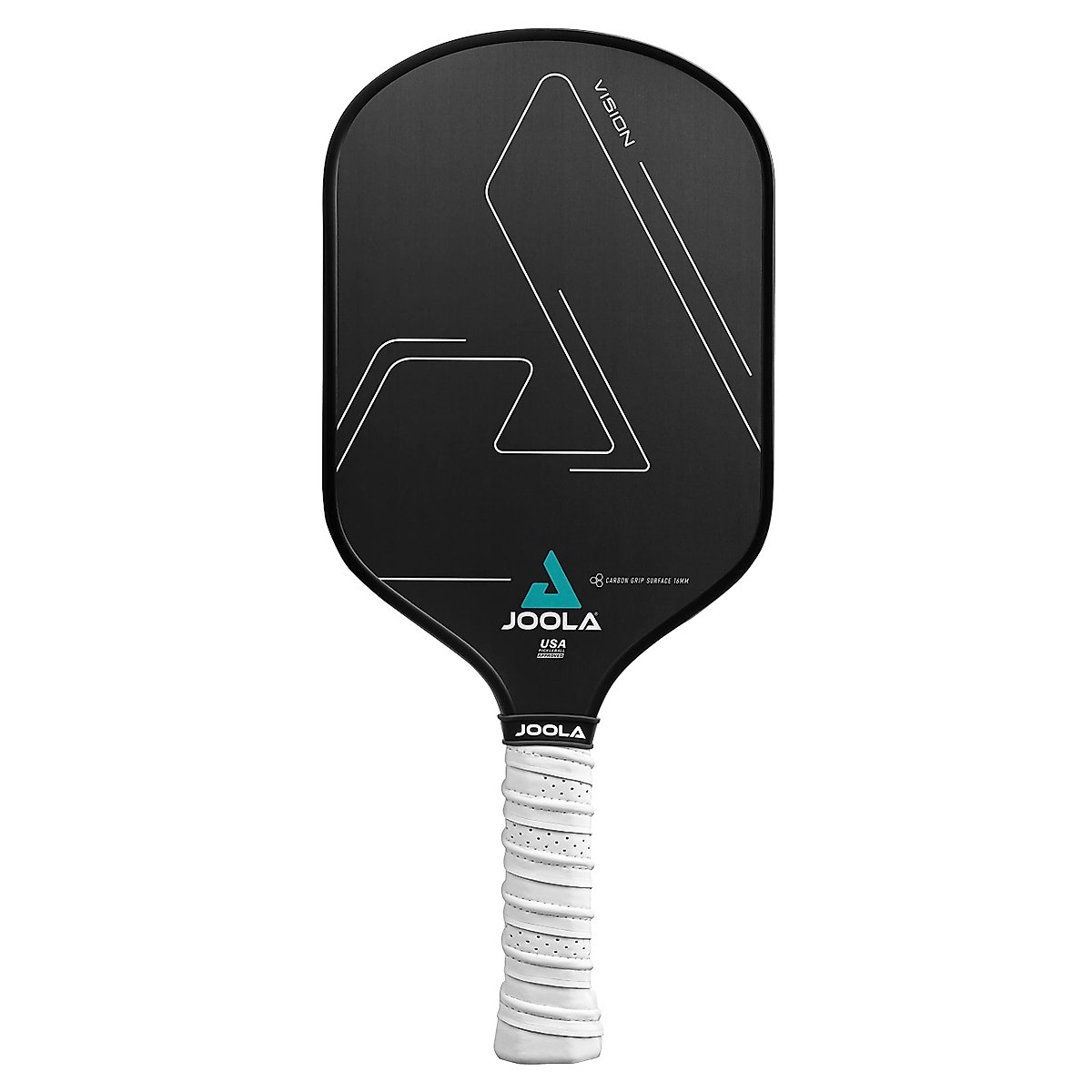 JOOLA Vision Pickleball Paddle with Textured Carbon Grip Surface Technology for Maximum Spin and Control with Added Power - Polypropylene Honeycomb Core Pickleball Racket 16mm