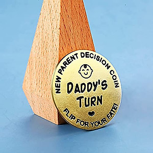 Neatbuddy Funny New Mom Gifts for Women,Pregnancy Gifts for First Time Moms,New Dad Gifts,New Baby Gift for New Parents to Be Birthday Gift (Gold)