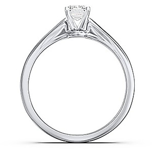 SISGEM Emerald Cut Engagement Rings 10K 14K 18K Solid Gold for Women,Moissanite Rings Wedding Engagement Anniversary Bridal Bands with Engraved Name (Style-1)