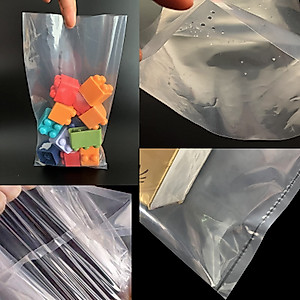 100 Pcs 8"x15" Clear Plastic Fish Bags,3 Mil Thick-Leak-Proof Shipping Bags,for Marine and Tropical Fish Transport,Bottom Seal Storing Leak-Proof Shipping Bags for Live Fish