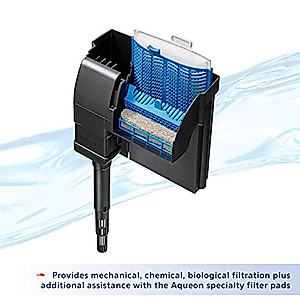 Aqueon QuietFlow 30 LED PRO Aquarium Fish Tank Power Filter For Up To 45 Gallon Aquariums