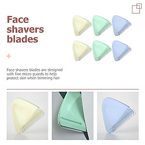 Beavorty Eyebrow Razors Shaver, Triangle Eyebrow Razor, Eyebrow Hair Trimmer, Eyebrows Shaper Trimmer Shaver for Women Girls 6pcs