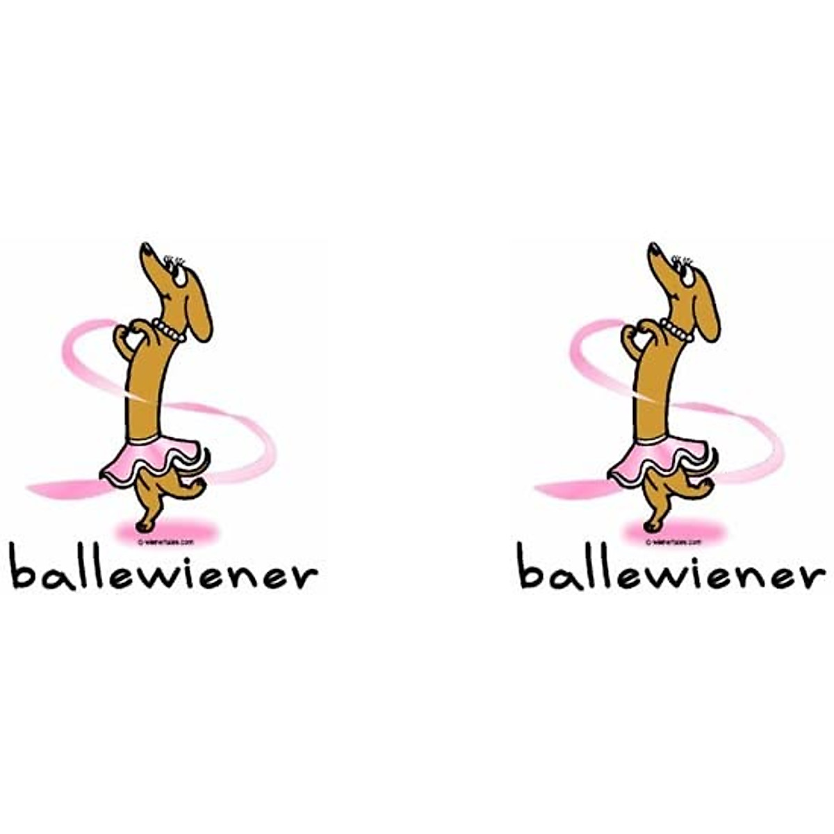 CafePress Ballet Wiener Mug Ceramic Coffee Mug, Tea Cup 11 oz