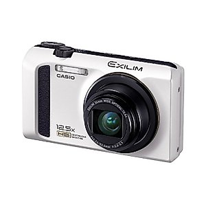 Casio High Speed Exilim Ex-zr100 Digital Camera White Ex-zr100we